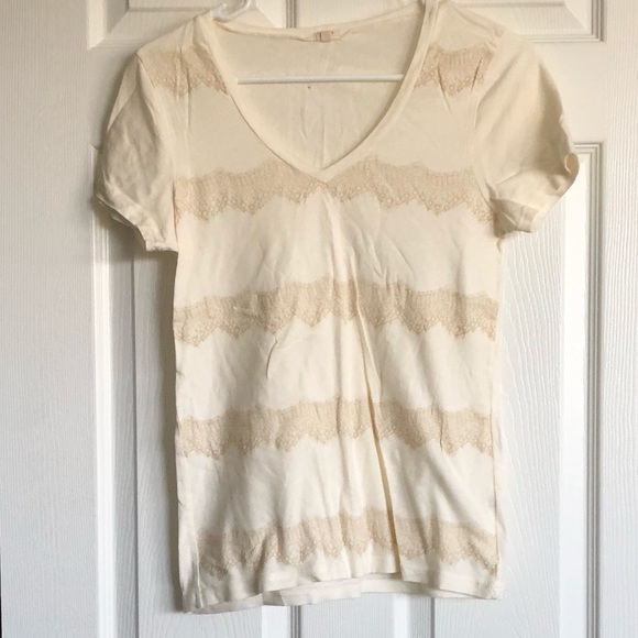 J. Crew | Tops | J Crew Ss Vneck | Poshmark